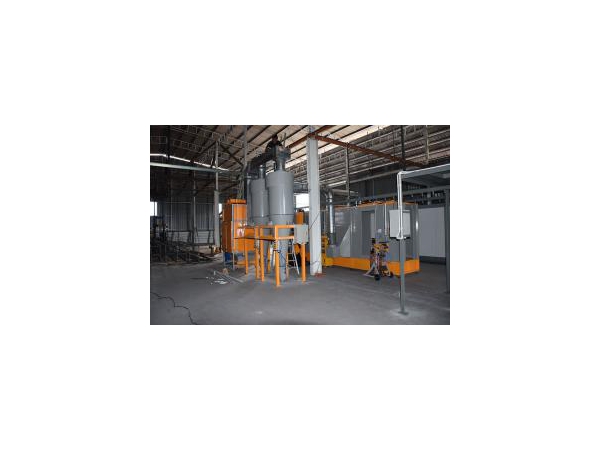 Línea de pintura en polvo para perfiles de aluminio | Linea de pintura ...